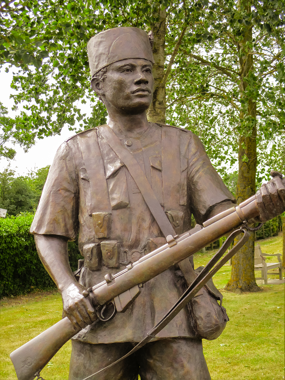 Statue of East African Askari Warrior Unveiled - Vivien Mallock